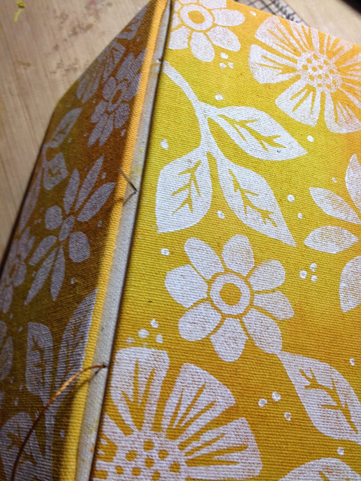 PaperArtsy: Handmade Journal {with Lin Brown Stencils and Sara Naumann ...